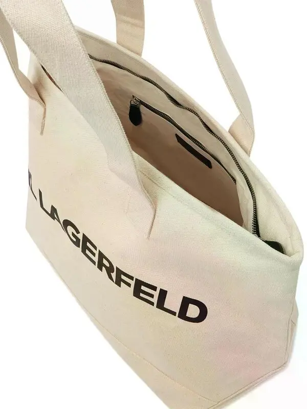 Karl Lagerfeld K/essential Logo Tote Bag - Neutrals