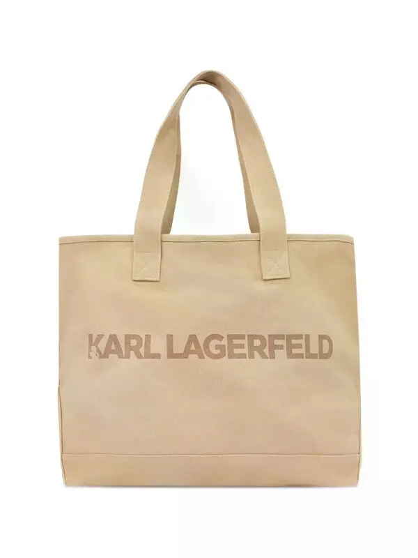 Karl Lagerfeld K/essential Logo Tote - Neutrals