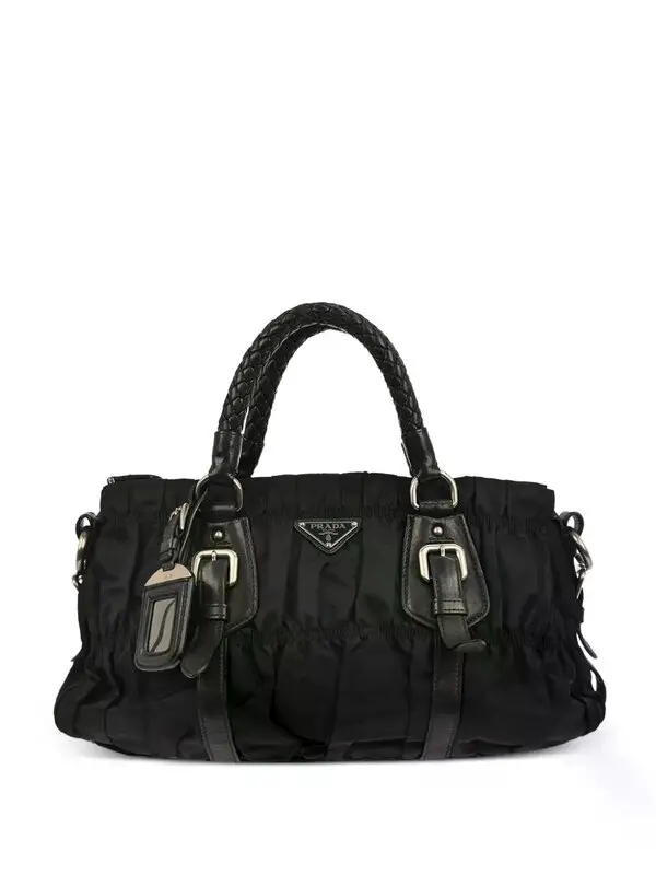 Prada 1990-2000s Pleated Tote