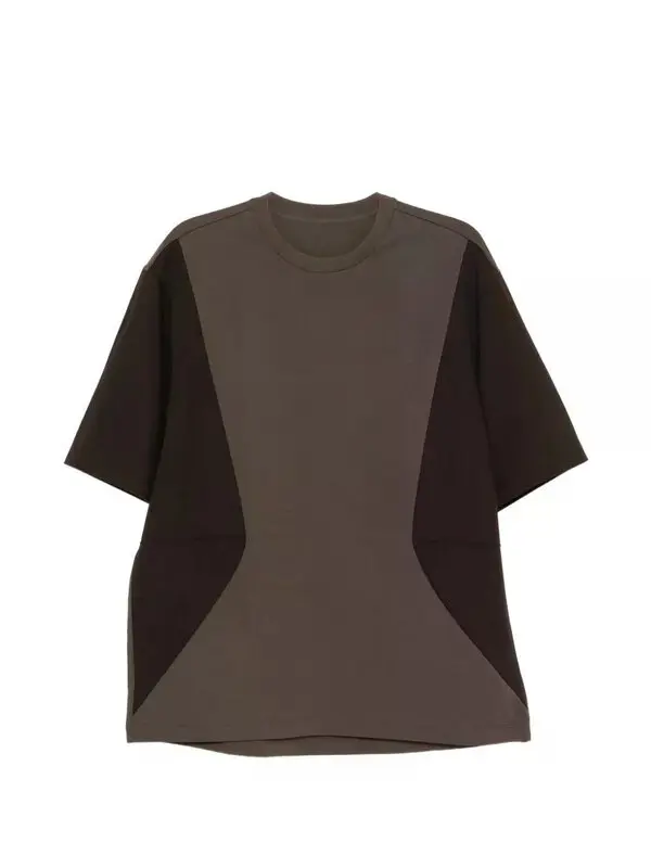 CROQUIS Colour-block T-shirt - Brown