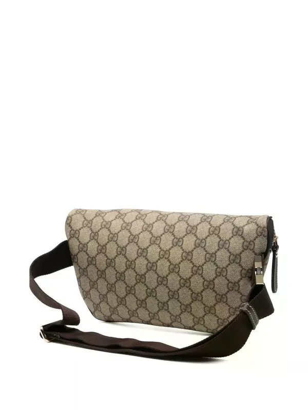 Gucci Gg Supreme Belt Bag - Brown