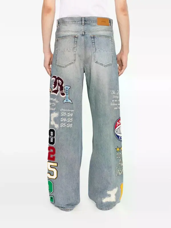 Amiri Varsity-patch Jeans