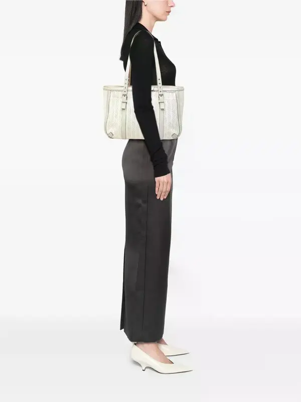 Loewe 2007 Anagram Perforated Tote Bag
