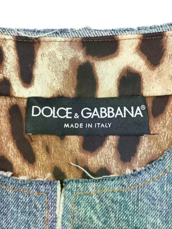 Dolce & Gabbana Denim Tweed Jacket