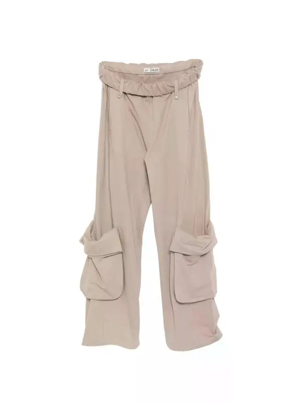 OPEN YY Rolled-waist Trousers