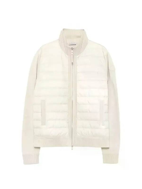 Moncler Padded Wool Zip-up Cardigan