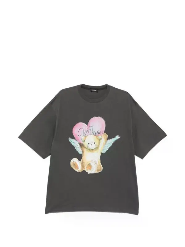 We11Done Teddy-print T-shirt - Grey