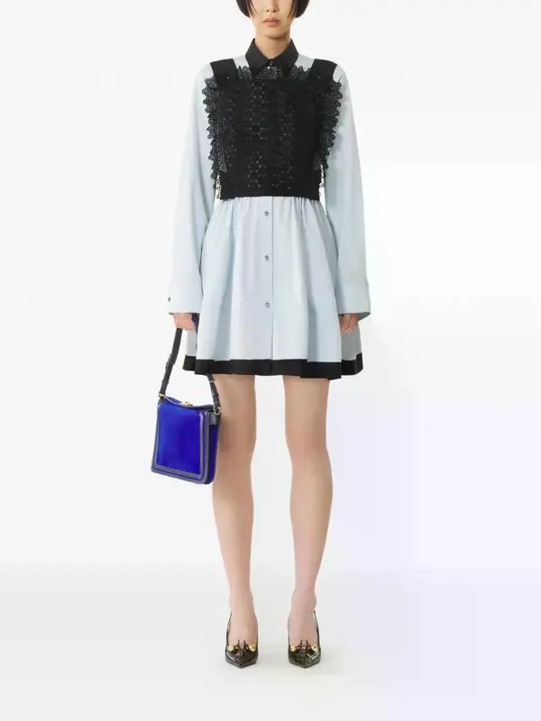 LANVIN Long-sleeve Mini Shirt Dress