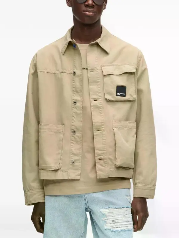 Karl Lagerfeld Patch-pocket Overshirt
