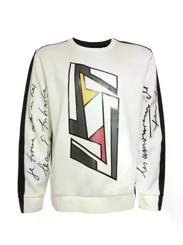 Fendi Logo-detail Crew-neck Sweater