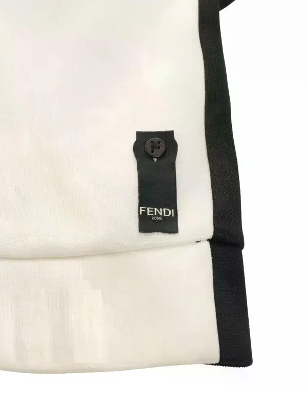 Fendi Logo-detail Crew-neck Sweater