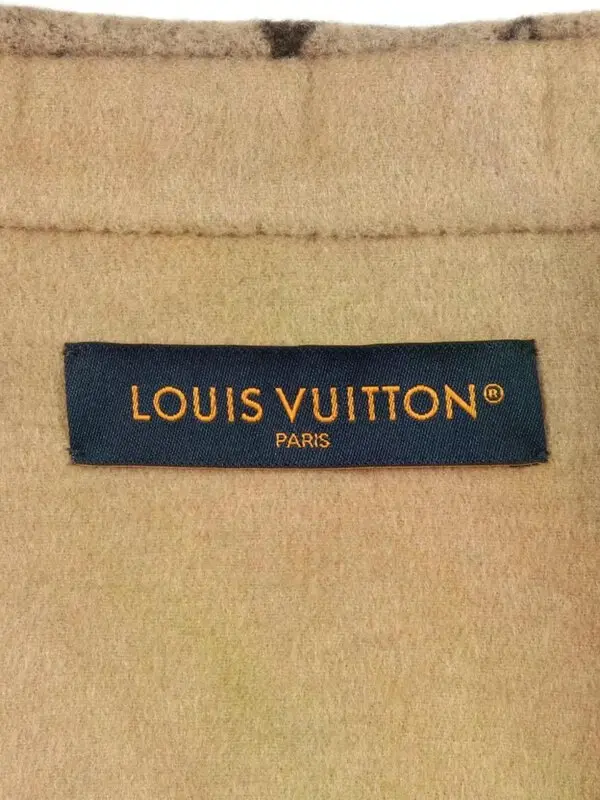 LOUIS VUITTON 2010s Monogram Buttoned Shirt Jacket