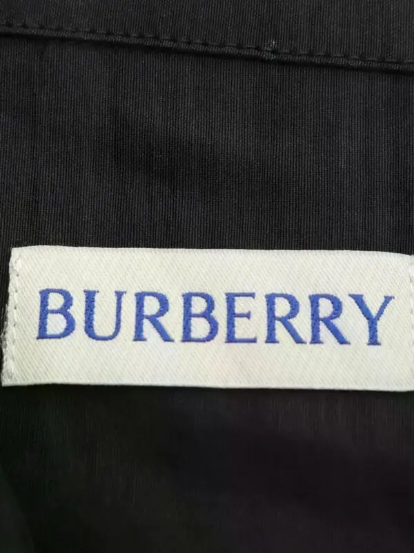 Burberry 2010s Back-print Long-sleeve Shirt