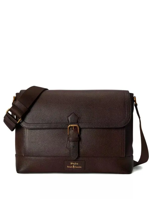 Polo Ralph Lauren Buckle Detail Messenger Bag - Brown