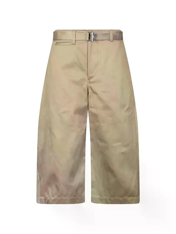 Sacai Belted Wide Leg Trousers