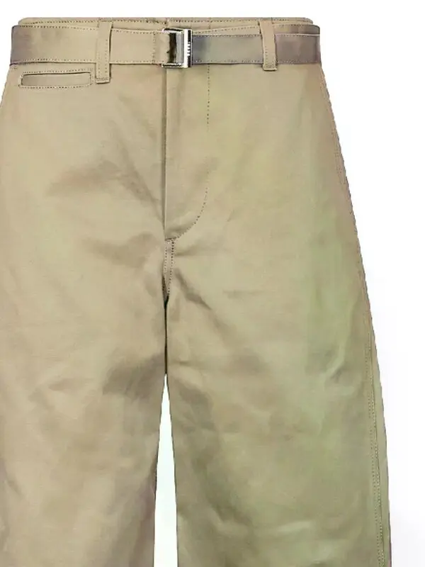 Sacai Belted Wide Leg Trousers