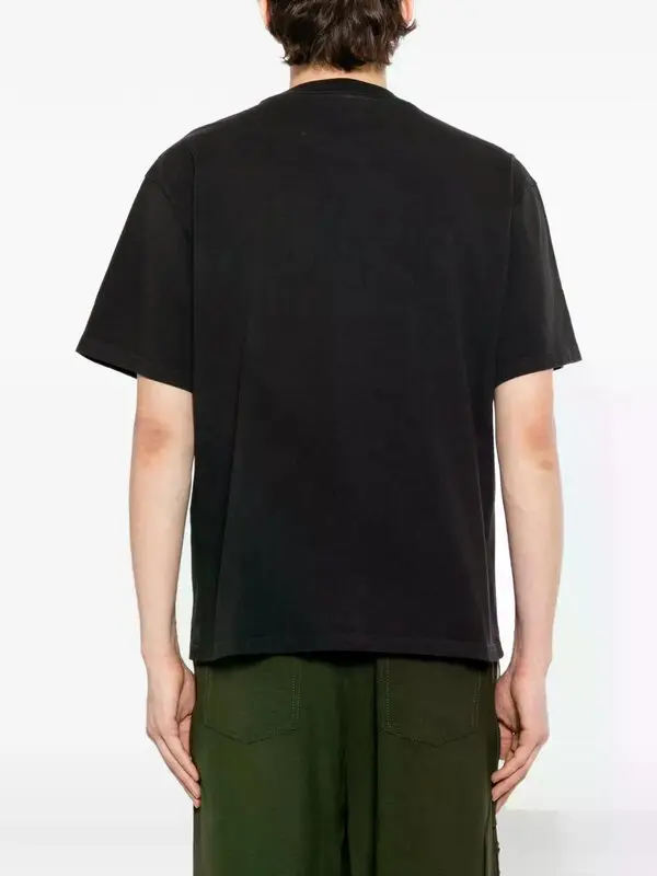 MELT Dog-print T-shirt - Black