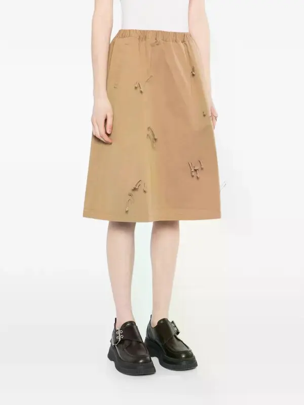 JNBY Appliqué Midi Skirt
