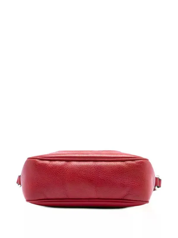 Gucci Leather Soho Disco Crossbody Bag - Red