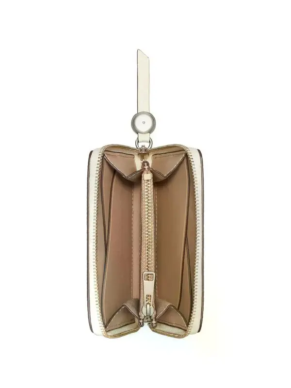 Tory Burch Romy Zip Fastening Medium Wallet - Neutrals