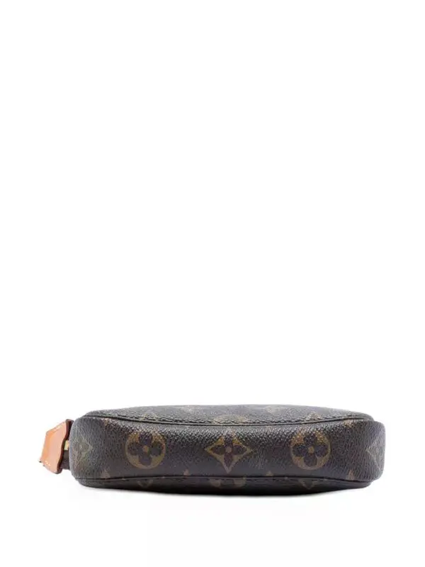 LOUIS VUITTON 2018 Monogram Mini Pochette Accessoires - Brown