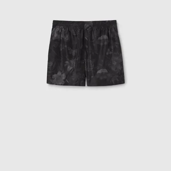 Gucci Printed Nylon Swim Shorts