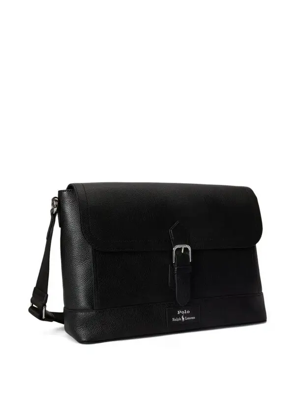 Polo Ralph Lauren Logo-detail Buckle Messenger Bag