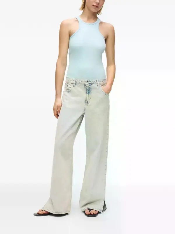 Karl Lagerfeld Slit-hem Jeans