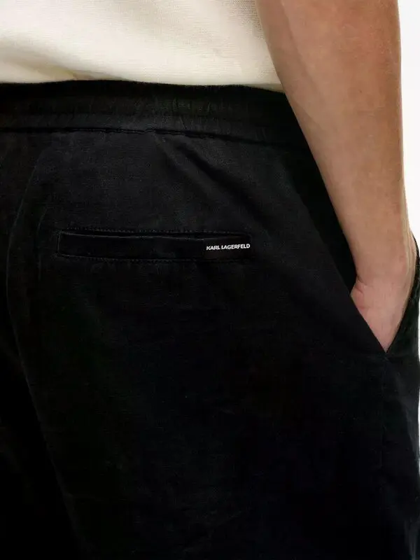 Karl Lagerfeld Linen Casual Trousers