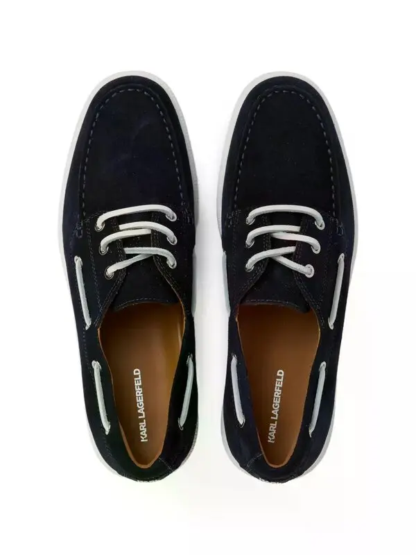Karl Lagerfeld Kori Boat Shoes - Blue