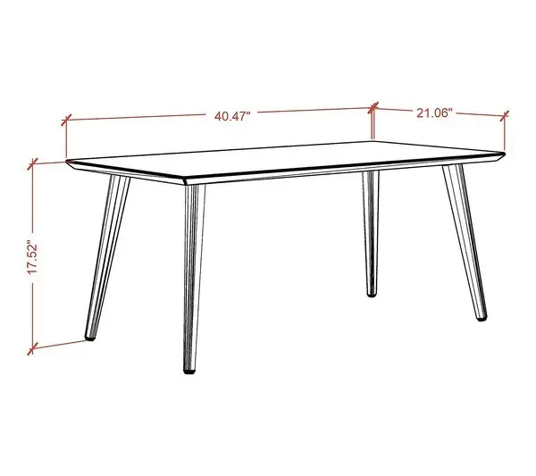 MANHATTAN COMFORT Utopia 40' Coffee Table
