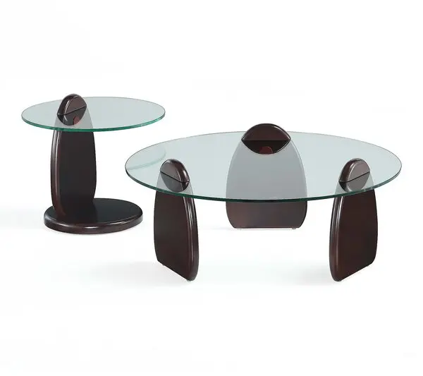 MANHATTAN COMFORT Artesia 2-piece Coffee Table & End Table Set - One-color
