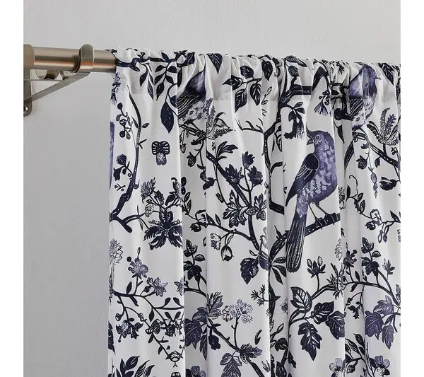 BROOKLYN LOOM Ava Floral 50x84 Window Curtain