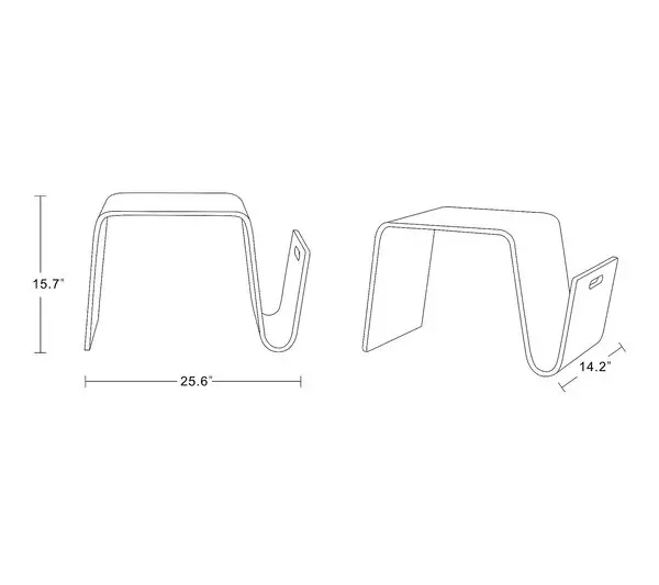 MANHATTAN COMFORT Brookside End Table