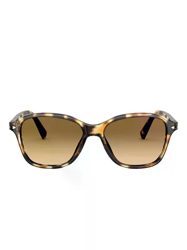 Persol Rectangle Frame Sunglasses - Brown