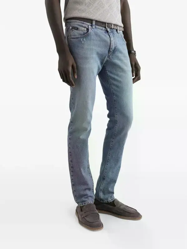 Dolce & Gabbana Logo-patch Jeans