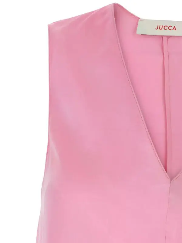 JUCCA Sleeveless V-neck Top