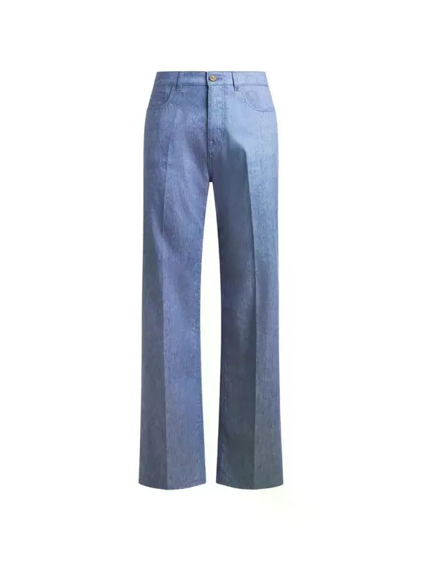 Etro Pressed-crease Straight-leg Jeans