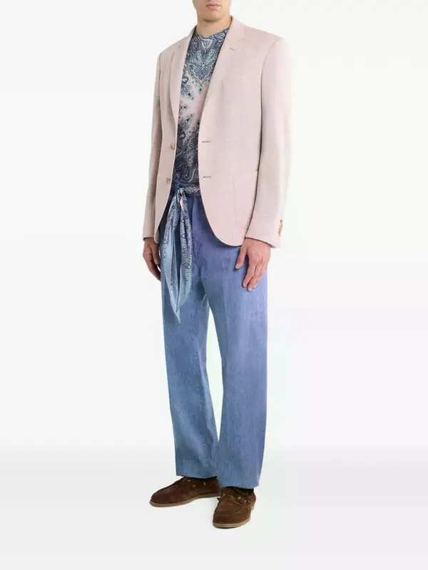 Etro Pressed-crease Straight-leg Jeans