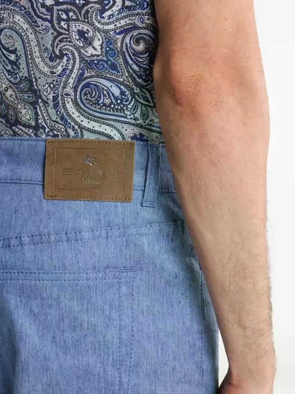 Etro Pressed-crease Straight-leg Jeans