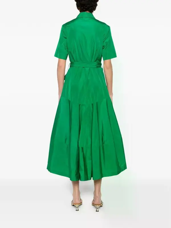 P.a.r.o.s.h Belted Tiered Mini Dress