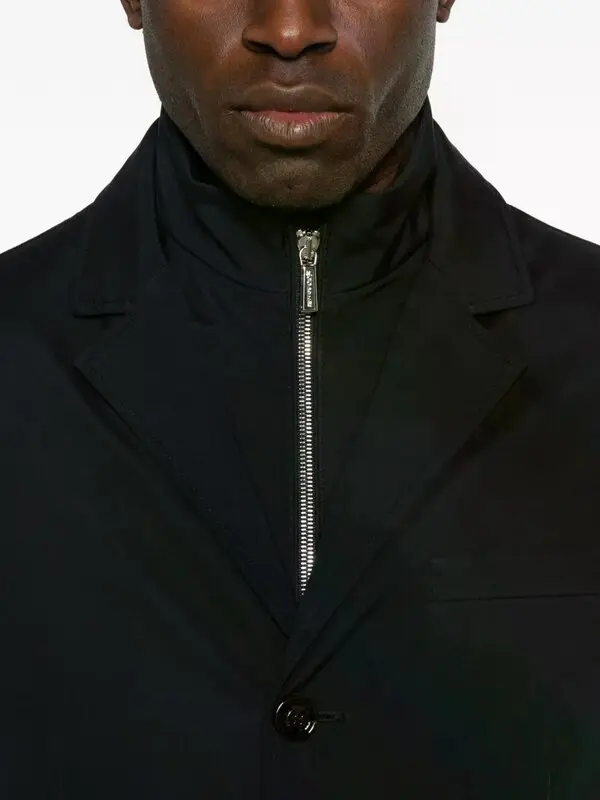 MOORER Button Zip Jacket