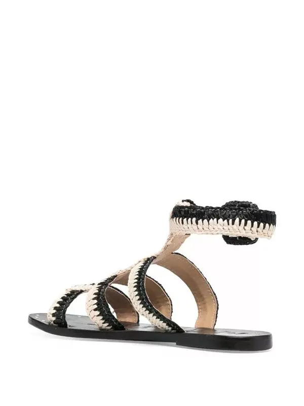 Manebí Gladiator Braided Sandals