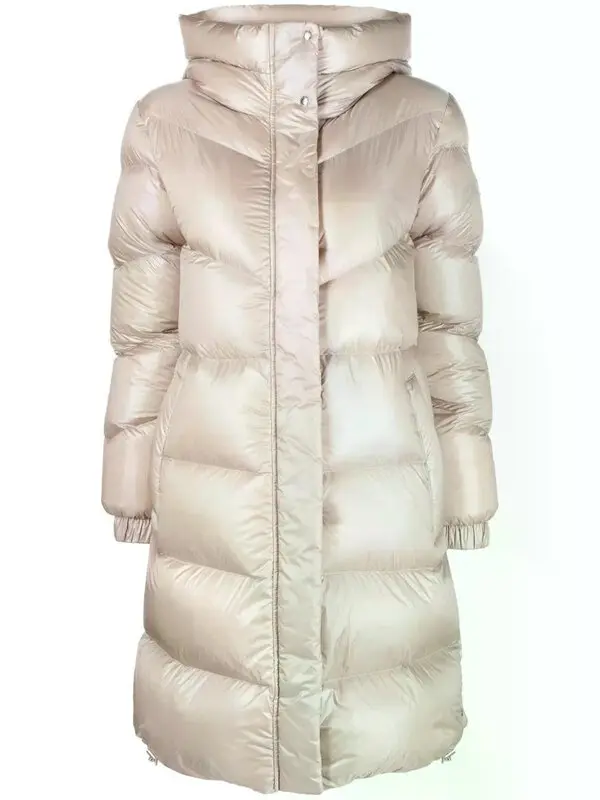Woolrich Logo-patch Padded Hooded Coat