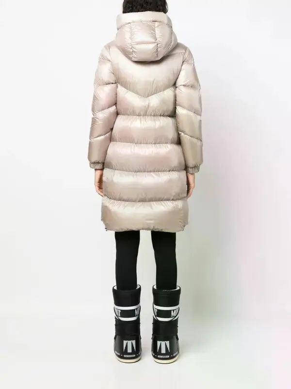 Woolrich Logo-patch Padded Hooded Coat