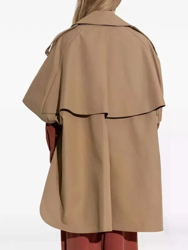 Max Mara Double-breasted Cape Coat