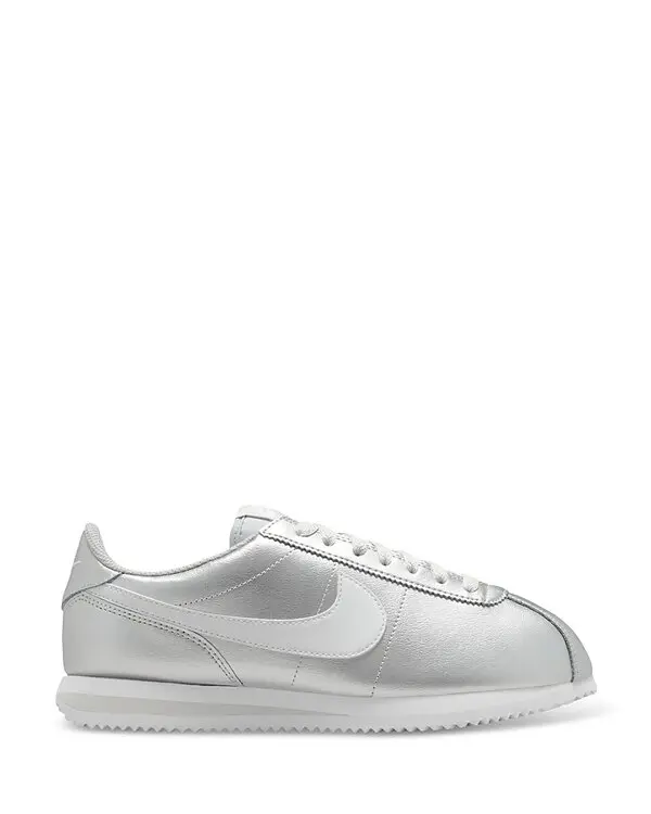 Nike Cortez Running Sneakers - Metallic Silver/white Grey Fog
