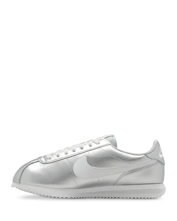 Nike Cortez Running Sneakers - Metallic Silver/white Grey Fog