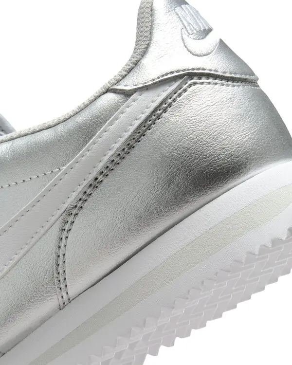 Nike Cortez Running Sneakers - Metallic Silver/white Grey Fog
