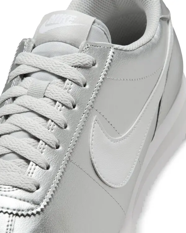 Nike Cortez Running Sneakers - Metallic Silver/white Grey Fog